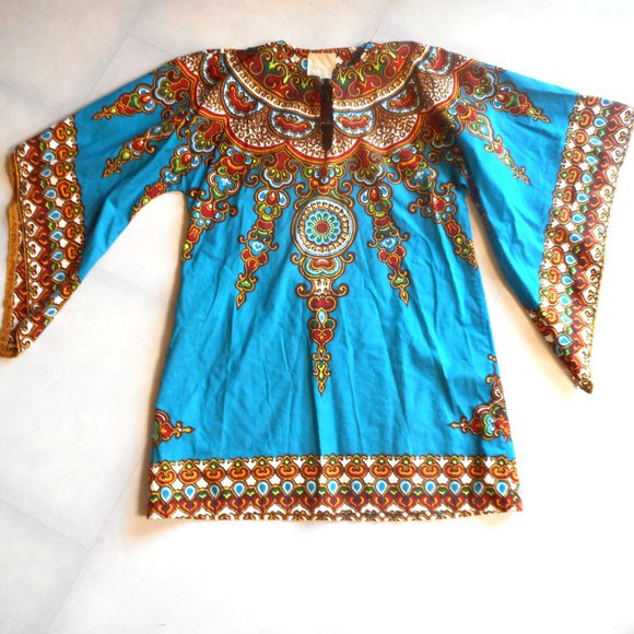 American Vintage | Shirts | 7s Vintage Dashiki By Hatari Psychedelic ...